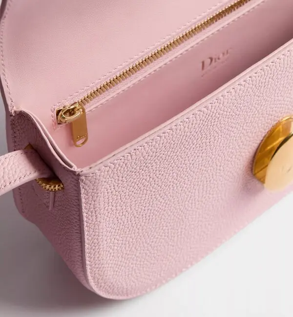 Dior Flap Shoulder Bag With Medaillon Buckle