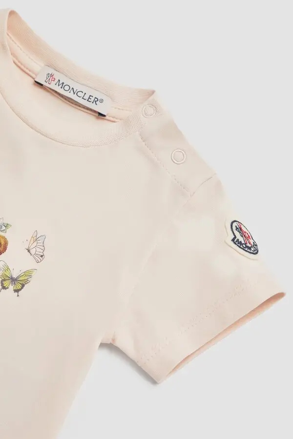Moncler Teddy Bear Motif Cotton T-shirt