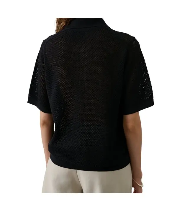 Soeur Short Sleeve Polo Sweater