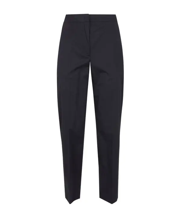 Seventy Cotton Stretch Trousers With Side And Back Pockets - Black