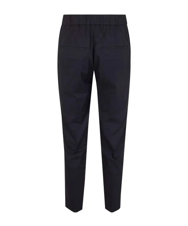 Seventy Cotton Stretch Trousers With Side And Back Pockets - Black