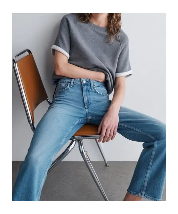 RAG  BONE Rag & Bone Harlow Ankle Straight Jeans