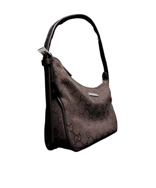 Gucci Lady Lunetta Small Shoulder Bag - Dark Brown