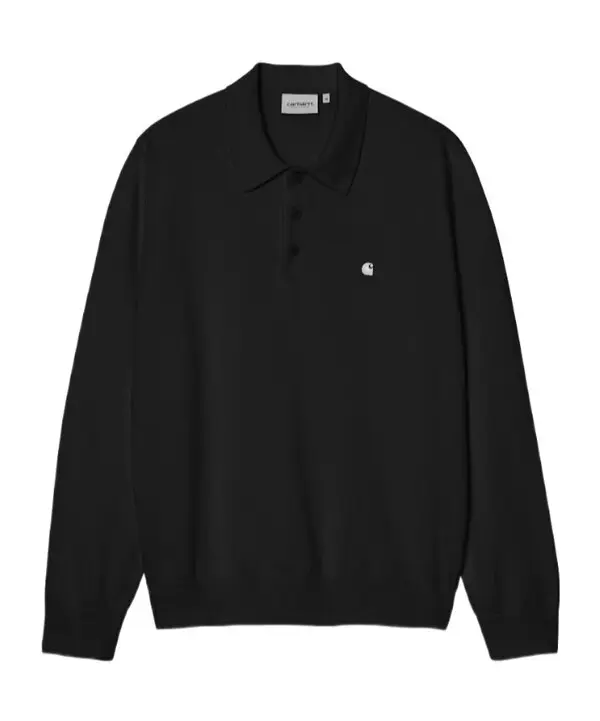 Carhartt Work In Progress Logo Knit Polo Sweater