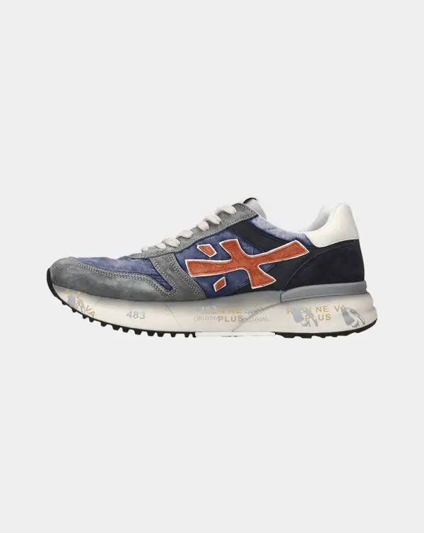 Premiata Lace-up Sneakers With Brand Logo Detailing