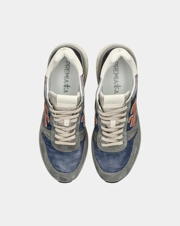 Premiata Lace-up Sneakers With Brand Logo Detailing