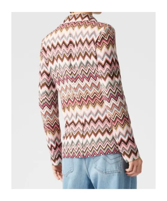 Missoni Zigzag Single Breasted Blazer