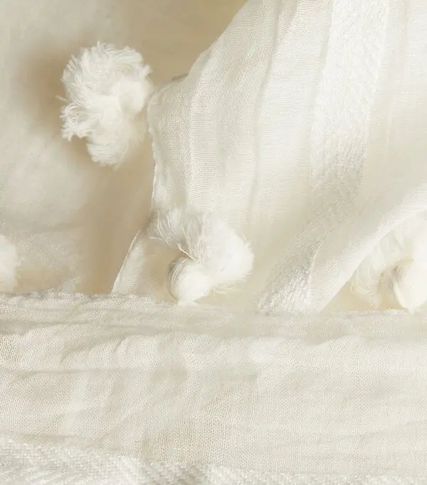 Melissa Odabash Tasseled Pareo Scarf