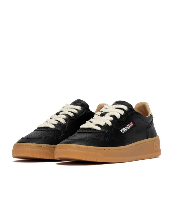 AUTRY Medalist Leather Sneakers - Black