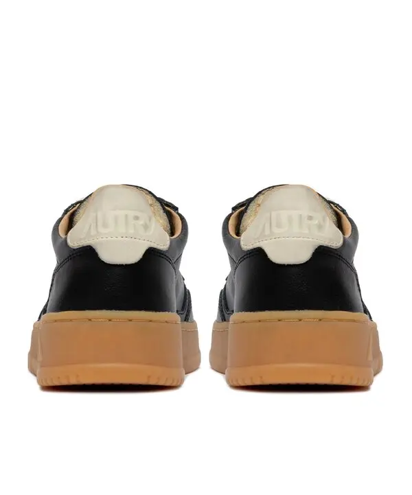 AUTRY Medalist Leather Sneakers - Black