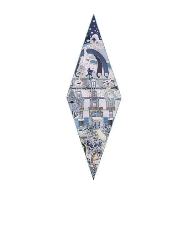 Dior Pointed Silk Scarf