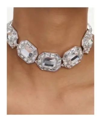 SELF-PORTRAIT Crystal Embellished Necklace