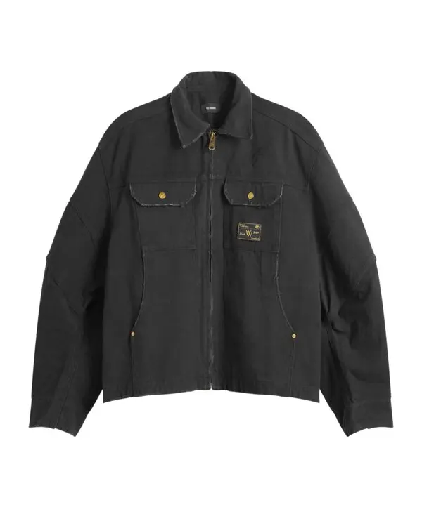 WILLY CHAVARRIA Zip-fastening Work Jacket - Black