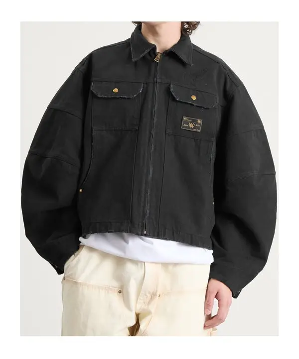 WILLY CHAVARRIA Zip-fastening Work Jacket - Black