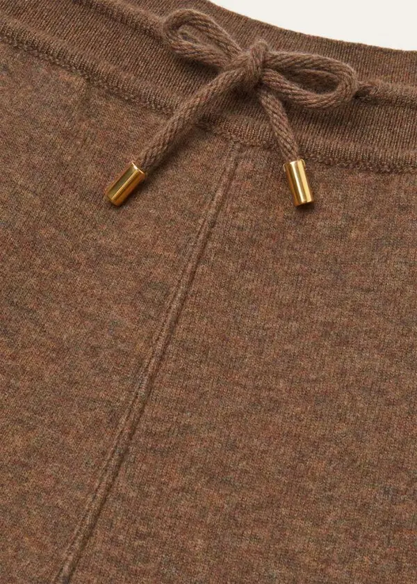 Loro Piana Wide Leg Ribbed Knit Pants