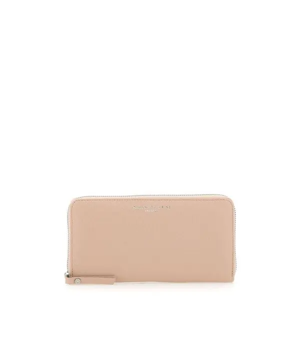 GIANNI CHIARINI Zip-around Grain Wallet - Nude