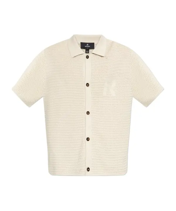 REPRESENT Crochet Short Sleeve Cardigan
