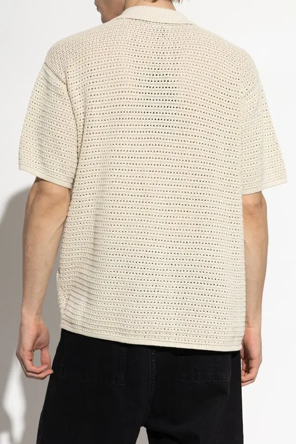 REPRESENT Crochet Short Sleeve Cardigan