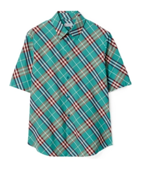 Burberry Short Sleeved Checked Shirt
