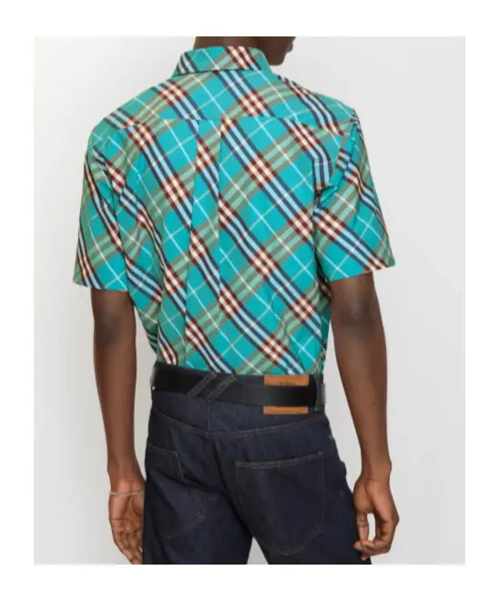 Burberry Short Sleeved Checked Shirt