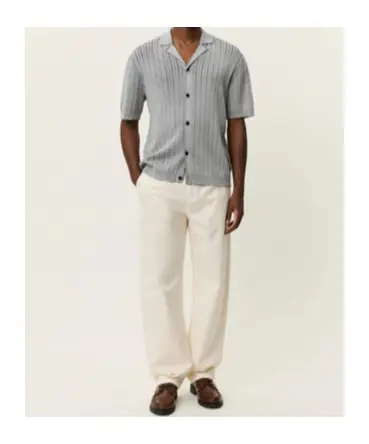 LES DEUX Evan Knitted Shirt
