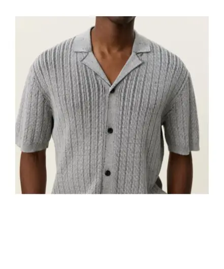 LES DEUX Evan Knitted Shirt