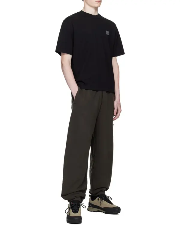 Stone Island Logo Patch Crewneck T-shirt - Black