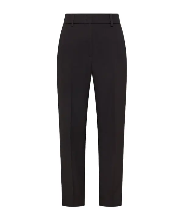 Seventy Ankle-length Carrot-fit Technical Fabric Pants - Black