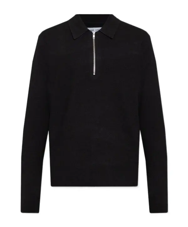 SAMSOE SAMSOE Guna Half-zip Knitted Polo Shirt