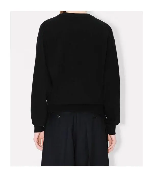 Kenzo Boke Flower Embroidered Crew Neck Jumper