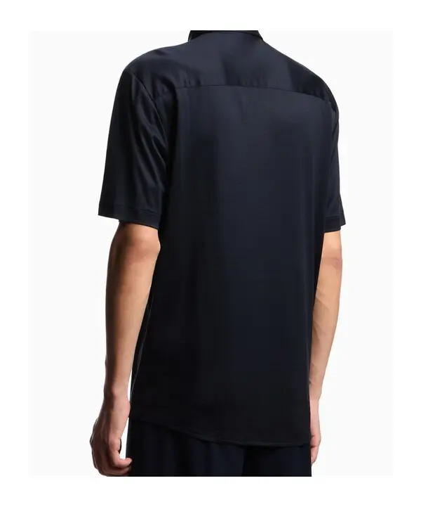 Emporio Armani Logo Plaque Button-up Shirt