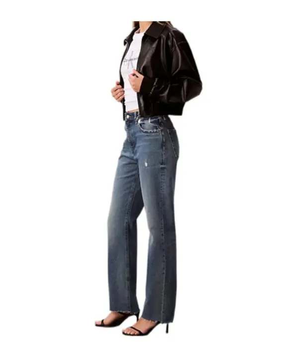 Calvin Klein High Rise Straight Jeans