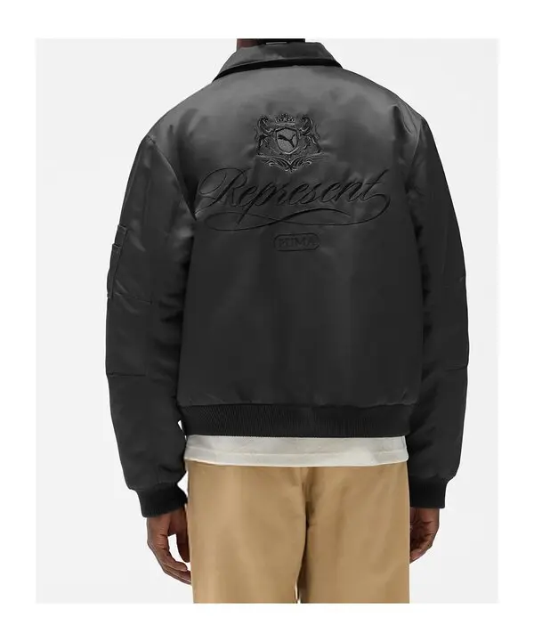PUMA X Represent Embroidered Bomber Jacket