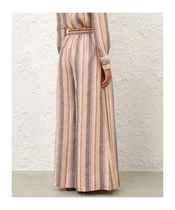 Zimmermann Striped Wide-leg Trousers