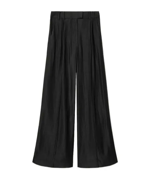 ALLSAINTS Charley Pleated Trousers - Black
