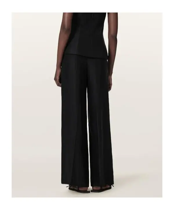 ALLSAINTS Charley Pleated Trousers - Black