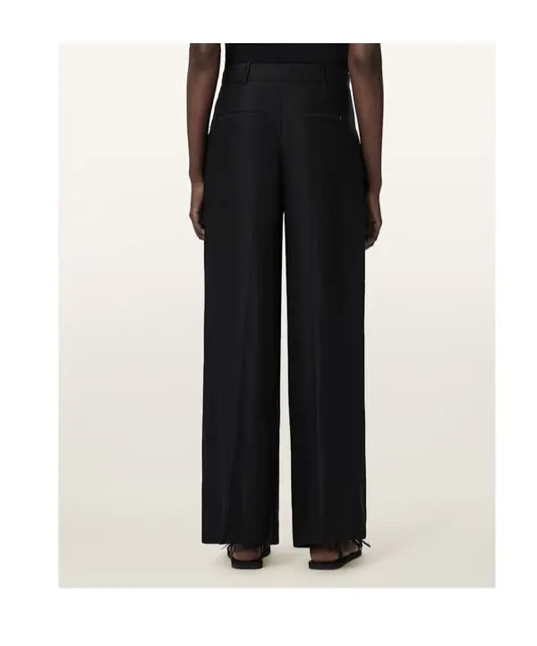 ALLSAINTS Charley Pleated Trousers - Black