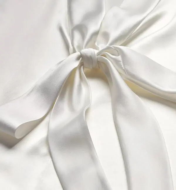 Dior Silk Twill Blouse With Drawstring Back