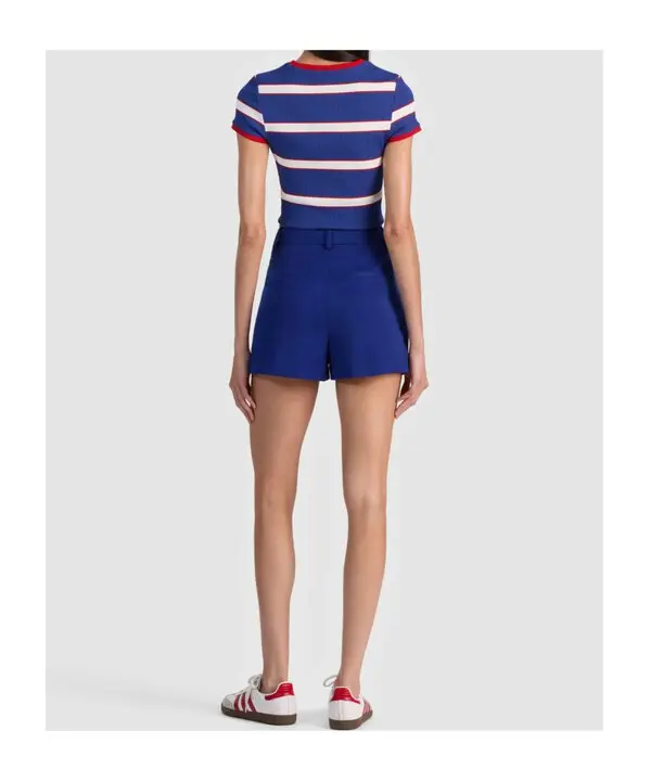 ALICEOLIVIA Alice + Olivia Conry Pleated Short
