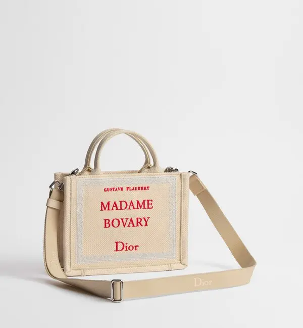 Dior Double Handle Tote Bag With Shoulder Strap