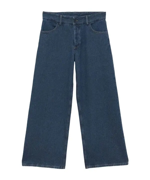 BASERANGE Grass Pants Silk Cotton Denim