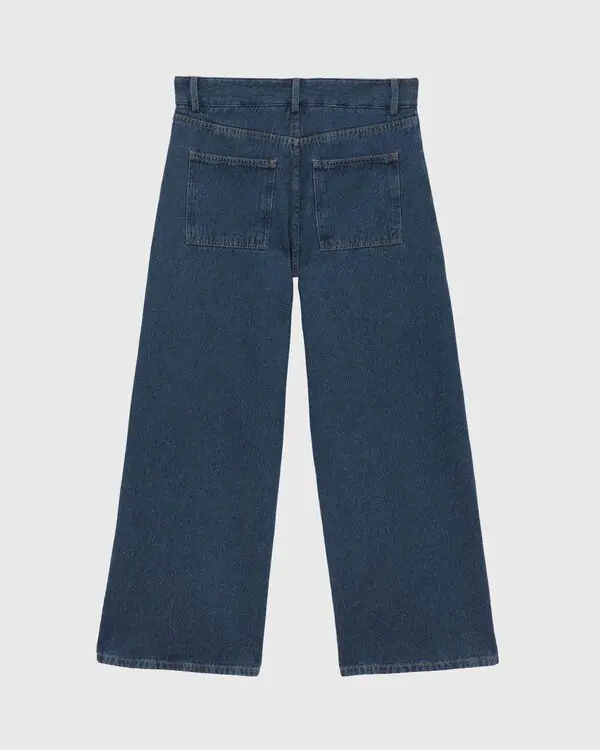 BASERANGE Grass Pants Silk Cotton Denim