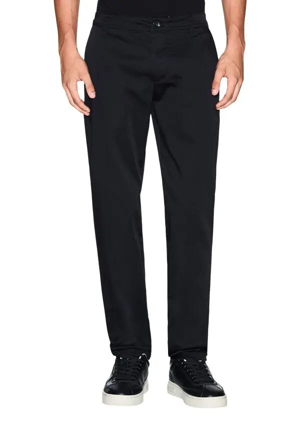 Armani Exchange Stretch Cotton Twill Pants