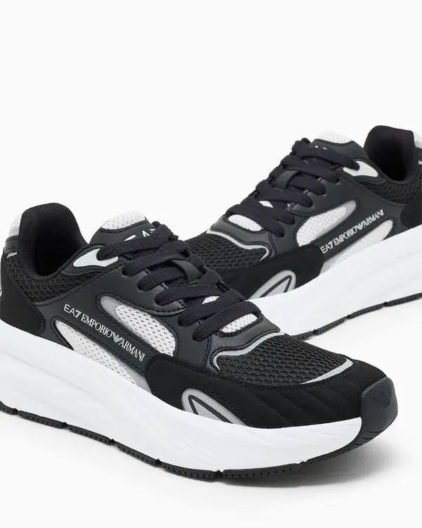 EA7 Mesh Panel Sneakers