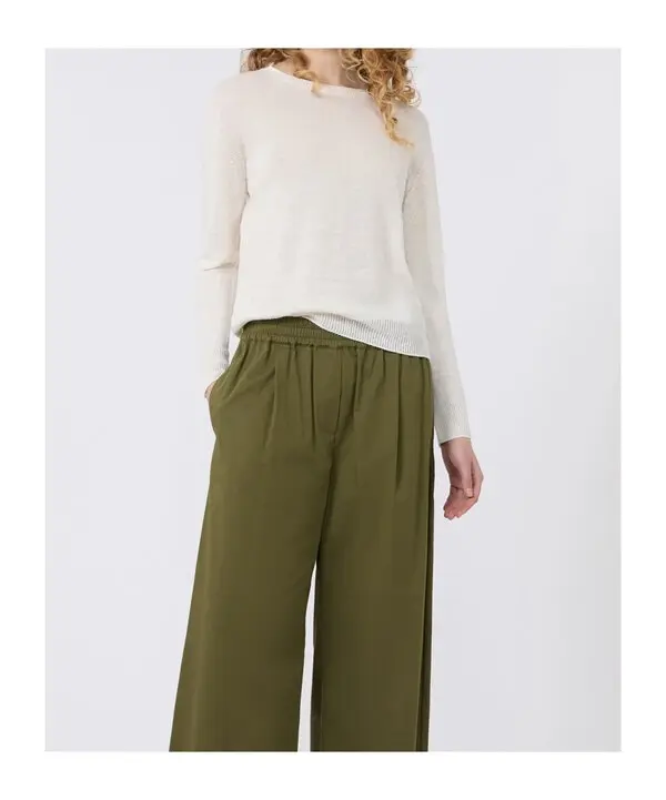 Max Mara Crewneck Knitted Jumper - Ecru