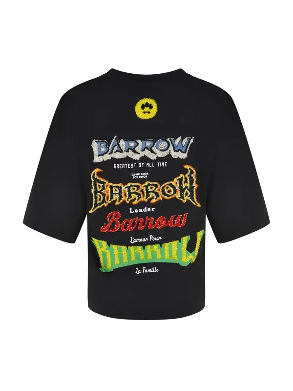 BARROW Beaded Logo Back Print T-shirt