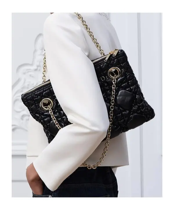 Dior Quilted Chain Shoulder Bag