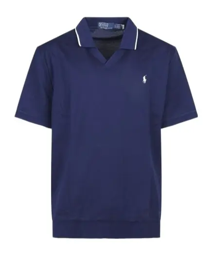 Polo Ralph Lauren Jacquard Polo Shirt - Navy