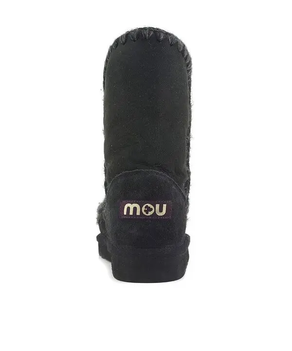 Mou Logo Detail Boots - Black