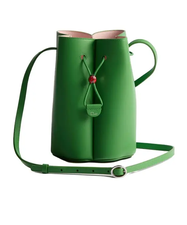 Dior Petit Trèfle Mini Bucket Bag - Green